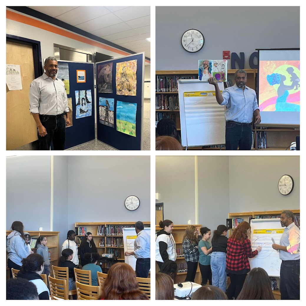 Award Winning Illustrator London Ladd visits Solvay | Solvay Union Free ...