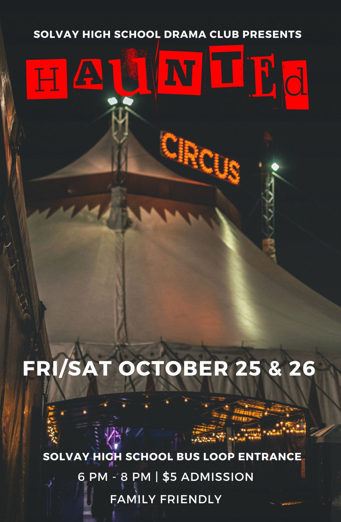 Haunted House 10/25-10/26 | Solvay Union Free School District