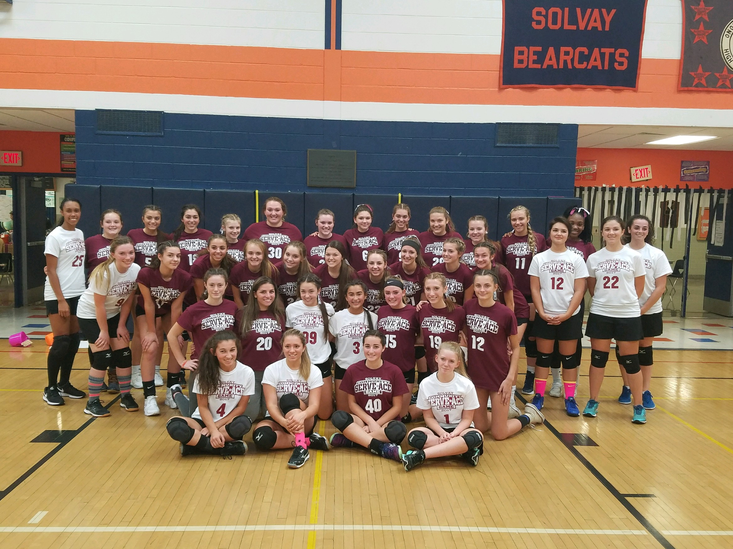 Solvay Volleyball Community Serve-Ace game raises over $4,100 | Solvay ...