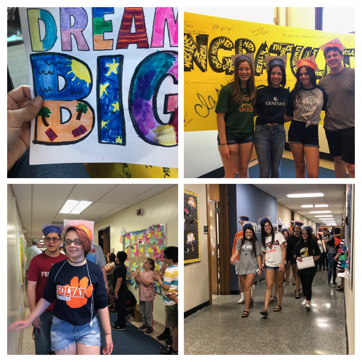 2019 Grads walk through Elementary | Solvay Union Free School District